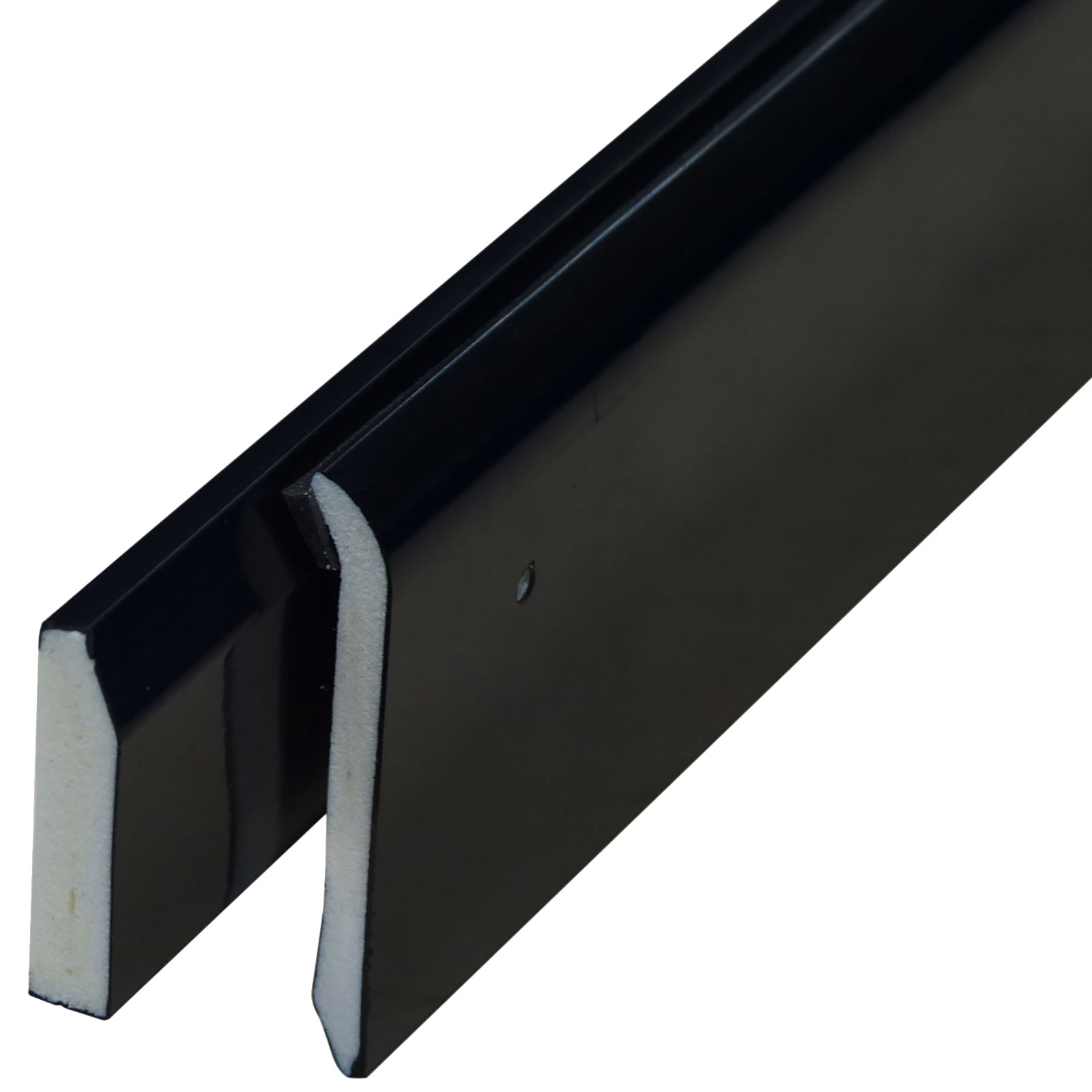 SureEdge Black Drip/Gutter Trim (75mm x 2.5m) | Plastic Building Supplies