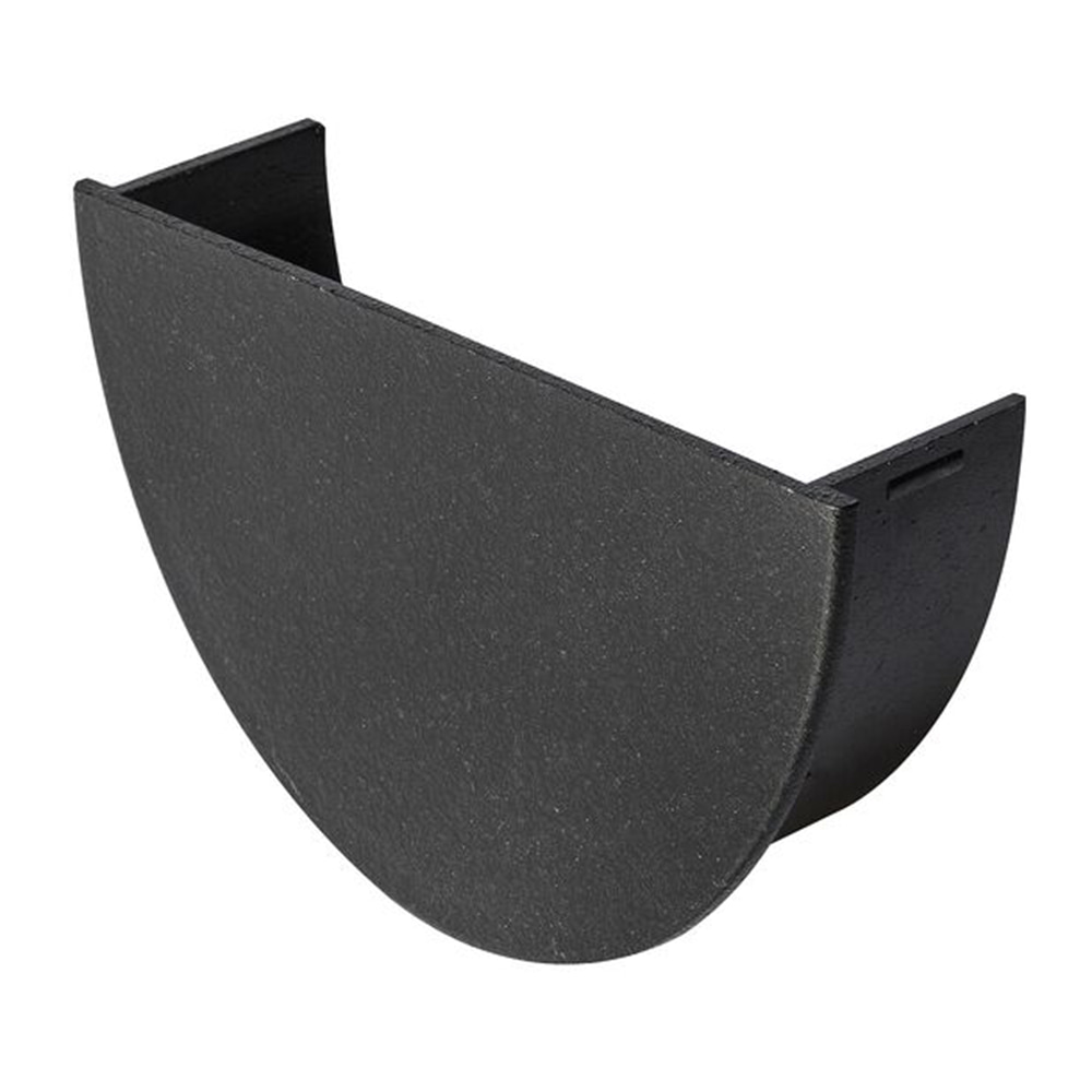 Cast Iron Effect 114mm Deep Internal Gutter Stop End (Kayflow ...