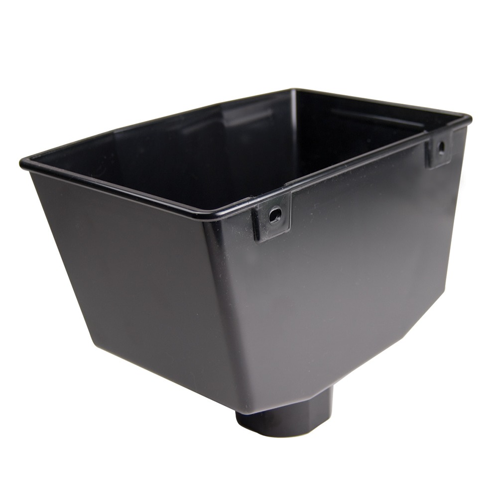 Black 68mm Round or 65mm Square Hopper (Kayflow) | Plastic Building ...