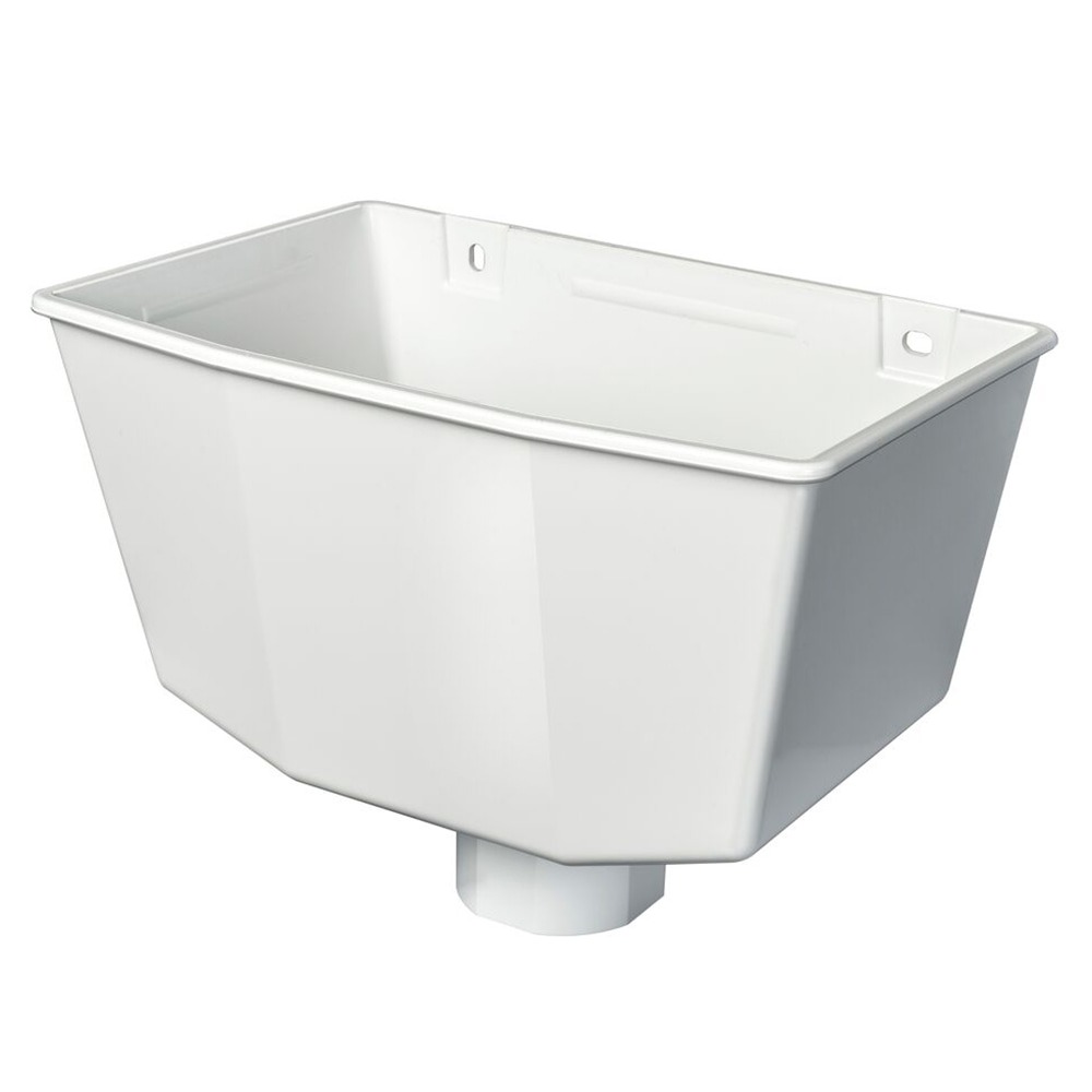 White 68mm Round or 65mm Square Hopper (Kayflow) | Plastic Building ...