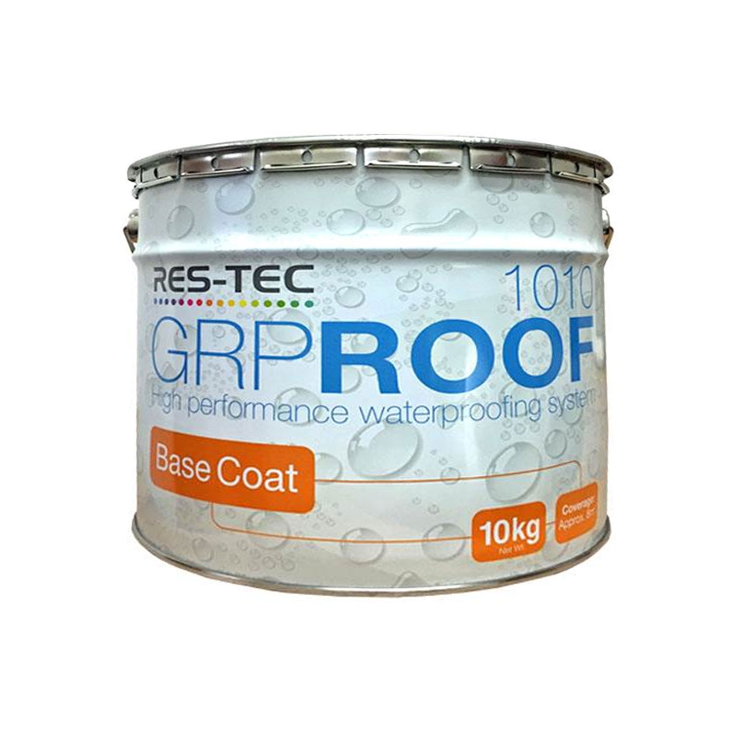 Base Coat Resin (10kg | Res-Tec: GRP Roof 1010) | Plastic Building Supplies