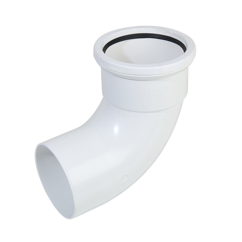 90 Degree Bend White (Single Socket) | Plastic Building Supplies