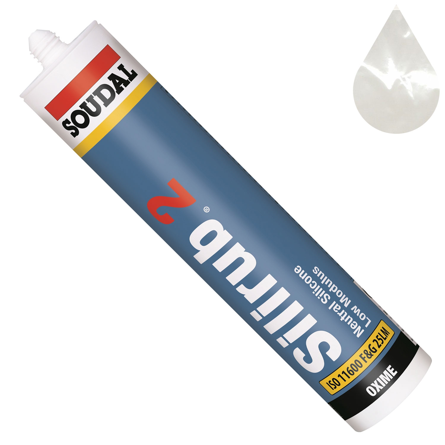 Clear Silirub 2 Low Modulus Neutral Cure Silicone Sealant | Plastic ...