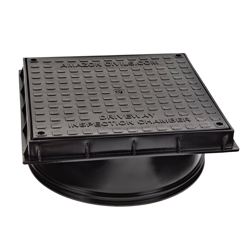 Square cover and frame 320mm | Plastic Building Supplies